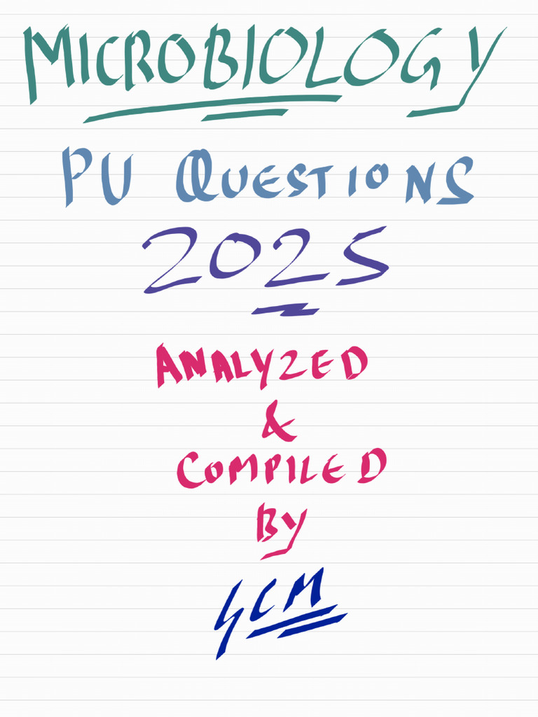Microbiology Imp Marking l1nk | PDF