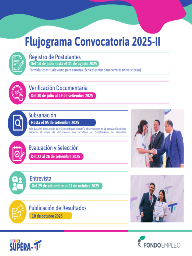 Flujograma Beca Supérate 2025-II | PDF