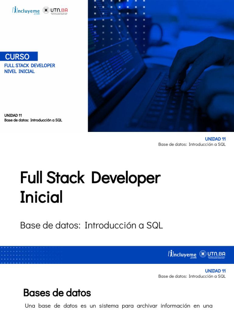 11-DB-Introducción-a-SQL.pptx2_ | PDF | SQL | Bases de datos