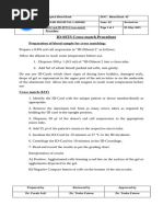 Crossmatching Using Gel Card Method | PDF | Antibody | Blood Plasma
