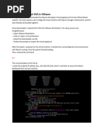 Wazuh OVA Installation Guide | PDF | Virtualization | Virtual Machine