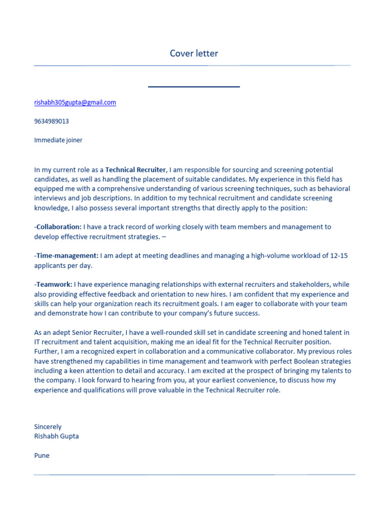 Rishabh Gupta 1 | PDF | Recruitment | Business