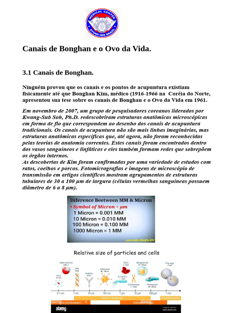 Canais Borran | PDF | Corpo humano | Célula (Biologia)