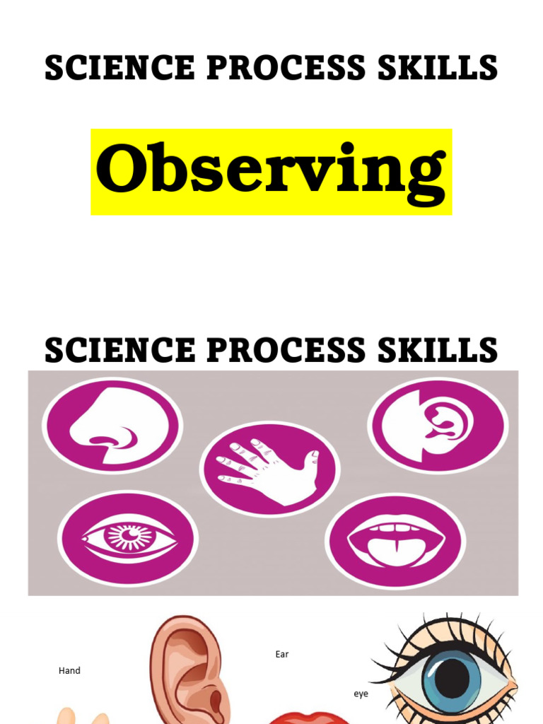 Science Process Skills | PDF