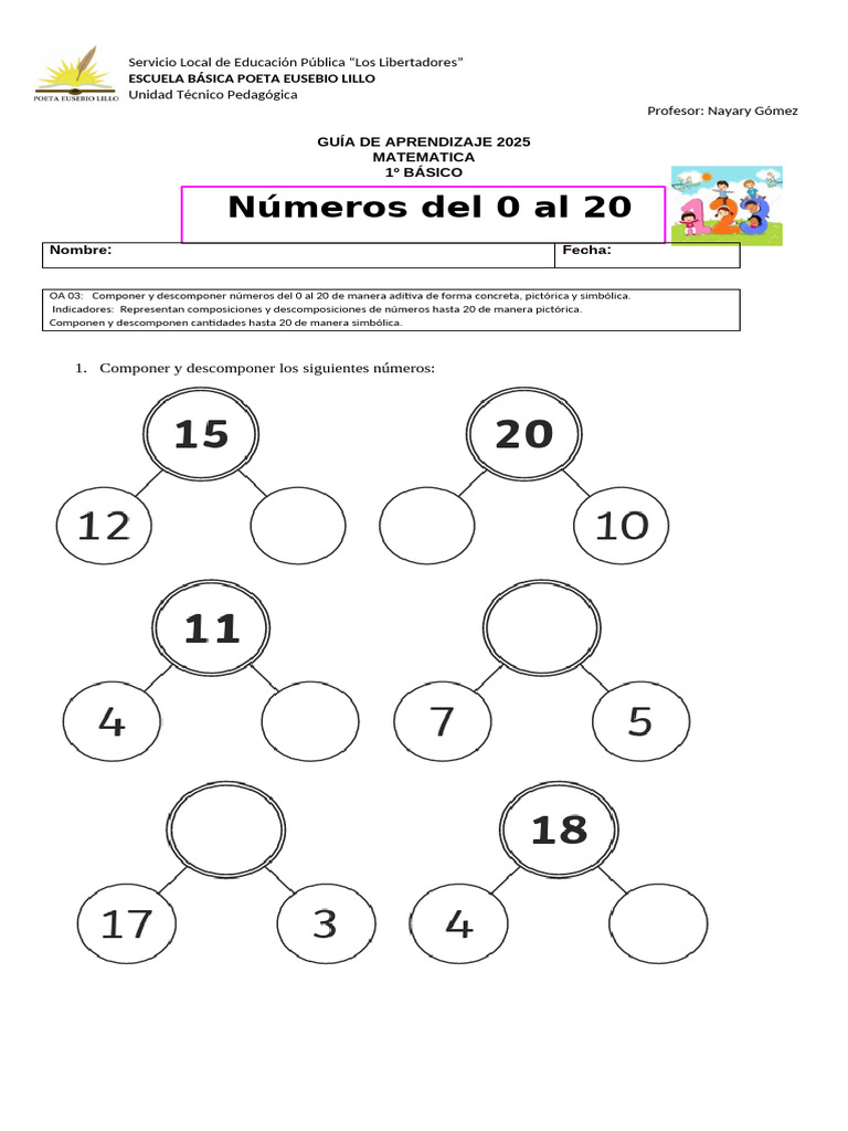 Componer y Descomponer 1° | PDF