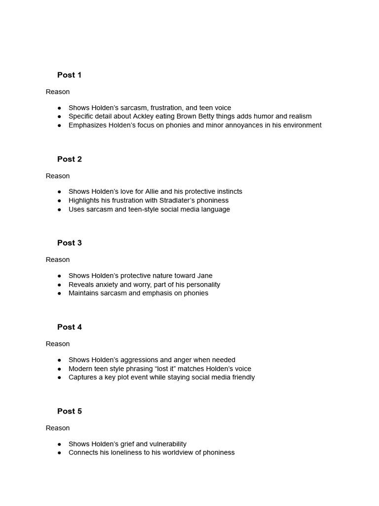 Holden Blog - Elliott | PDF