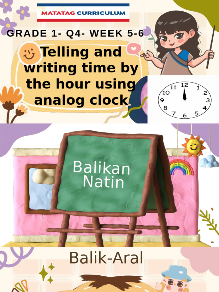 Pagbasa at Pagsulat NG Oras | PDF