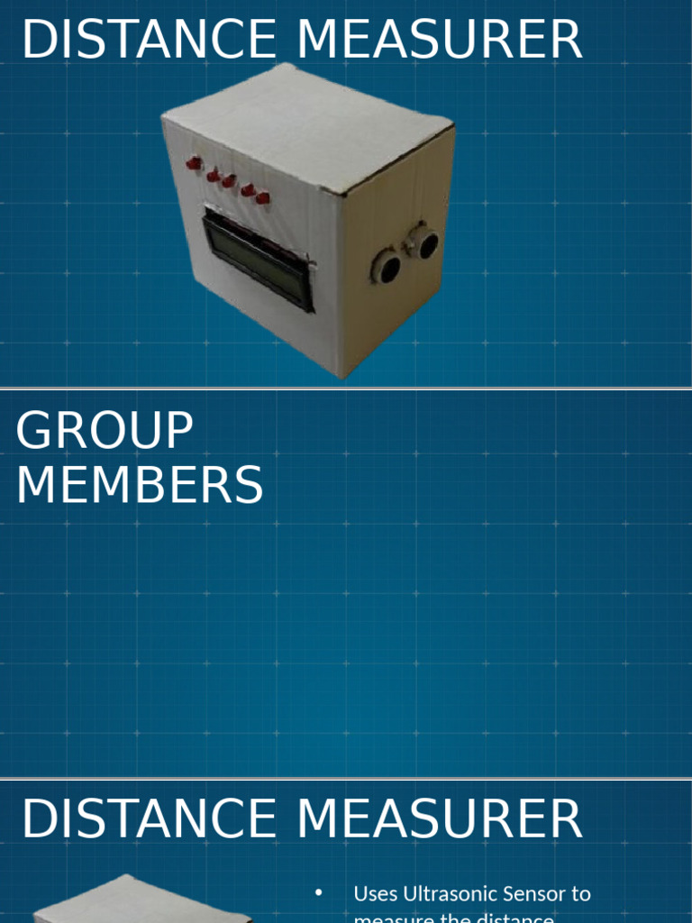 Distance Measurer Presentation | PDF