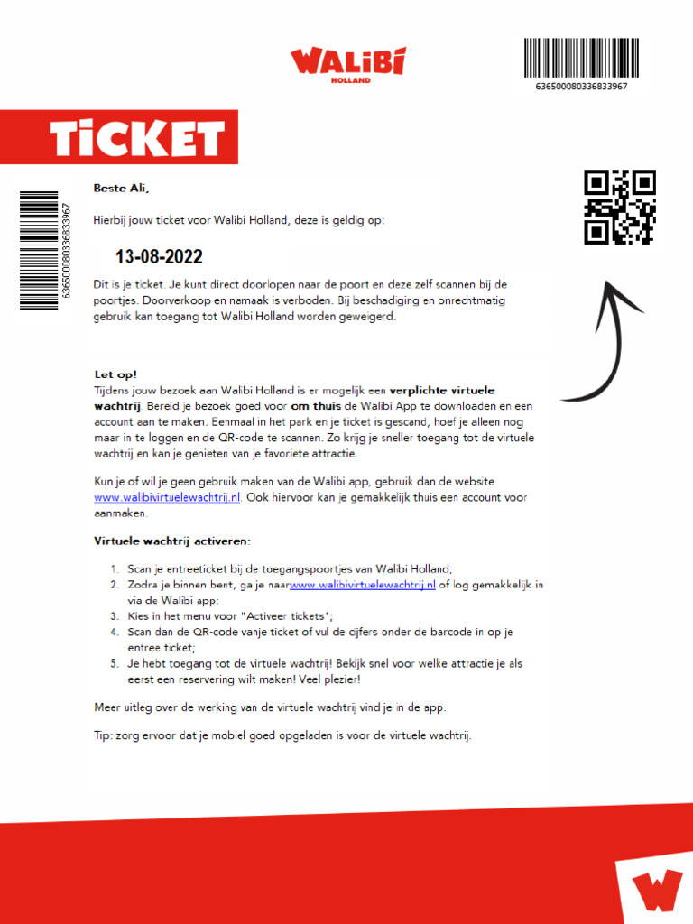 Ticket Order BB 928089 BC | PDF