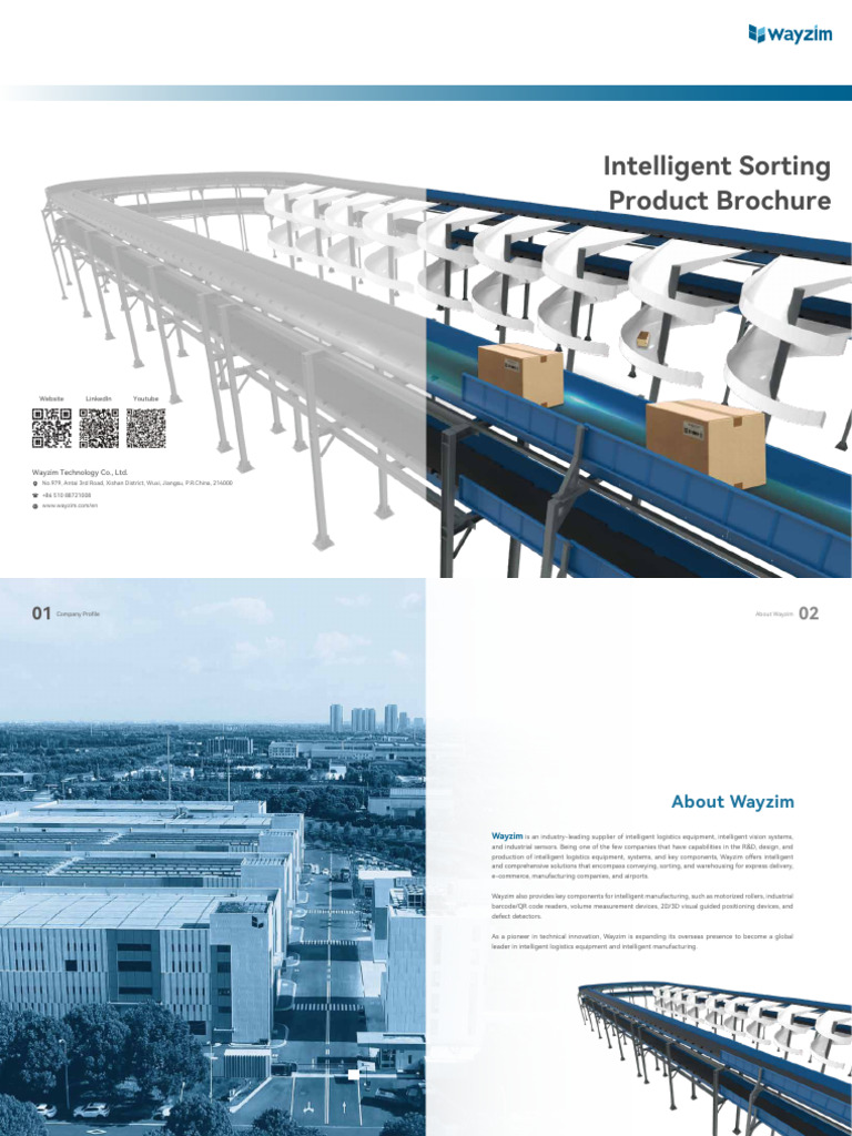 Intelligent Sorting Solutions by Wayzim | PDF | Barcode | Frame Rate