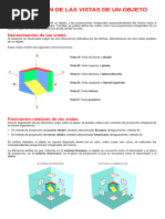 Vistas y Proyecciones en Dibujo Técnico | PDF | Geometría | Geometria ...