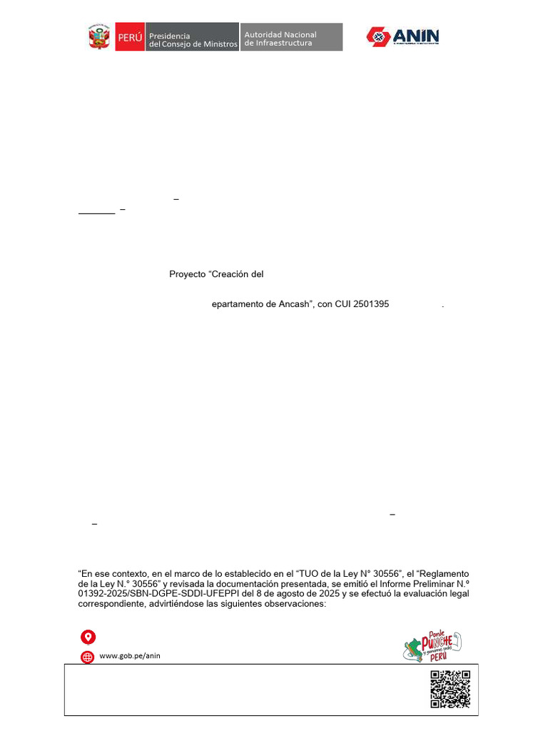 Oficio 002937 2025 Anin DGP | PDF