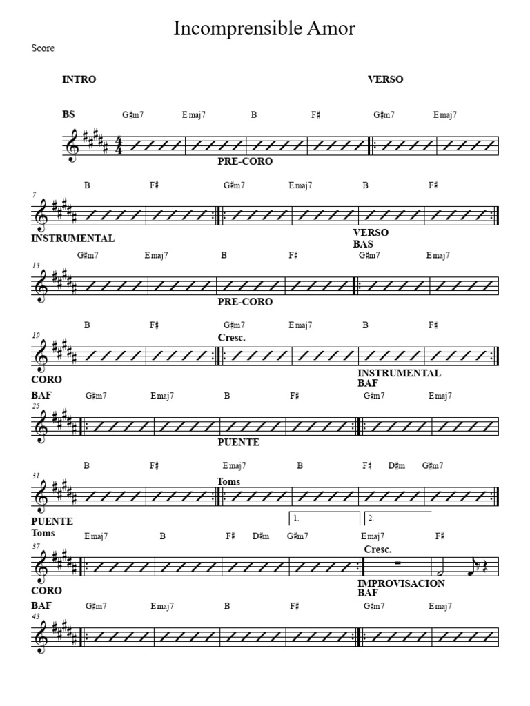 Incomprensible Amor | PDF