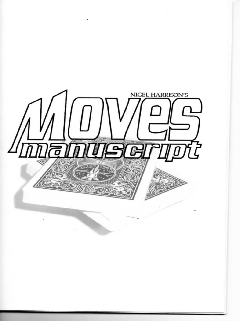 Nigel Harrison - Moves Manuscript | PDF