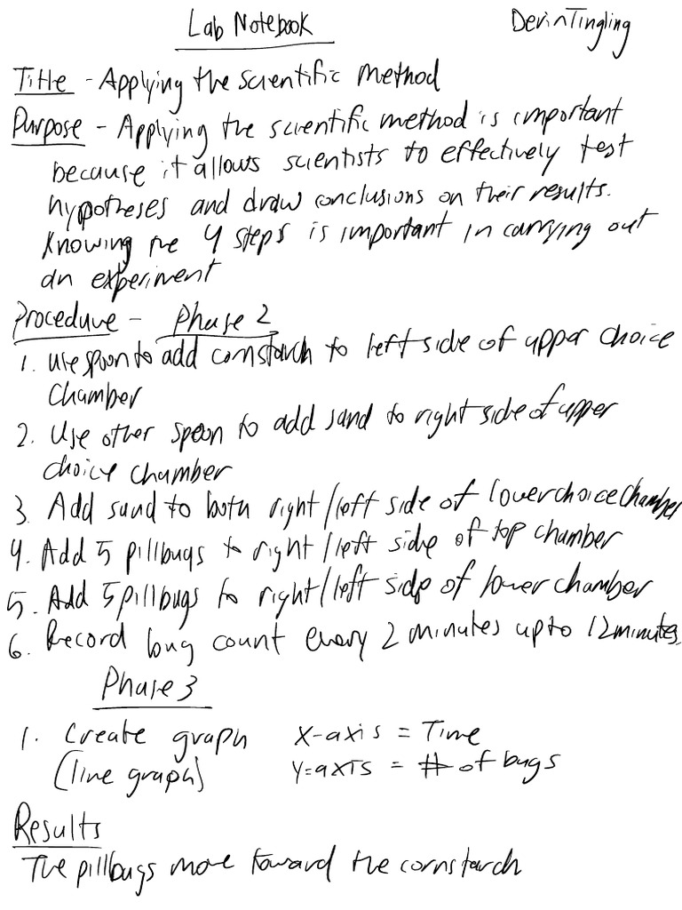 Part 1 Applying Scientific Method | PDF | Scientific Method | Methodology
