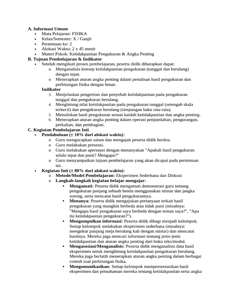 Modul Pengukuran Pertemuan 2 | PDF