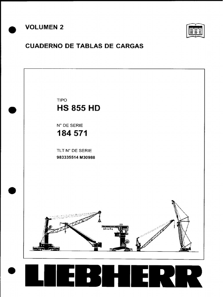 Liebherr HS-855HD Volumen2 184-558 | PDF
