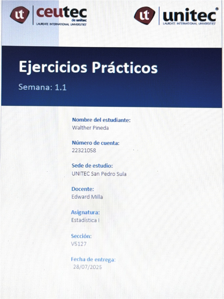 Tarea1.1 EstadisticaI WaltherPineda | PDF