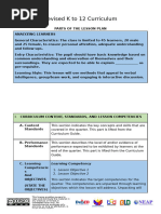 CBC Lesson Plan 2025 | PDF | Learning | Education Theory