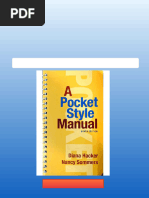 A Pocket Style Manual (9th Edition) Hacker | PDF | Verb | Comma