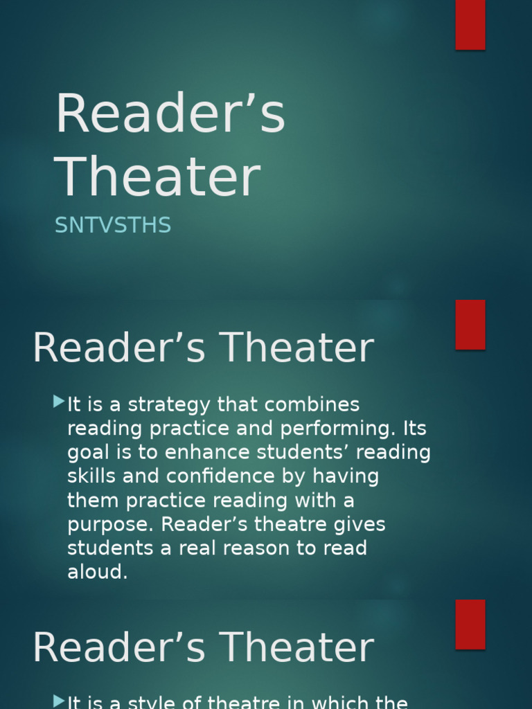 Reader's Theater | PDF