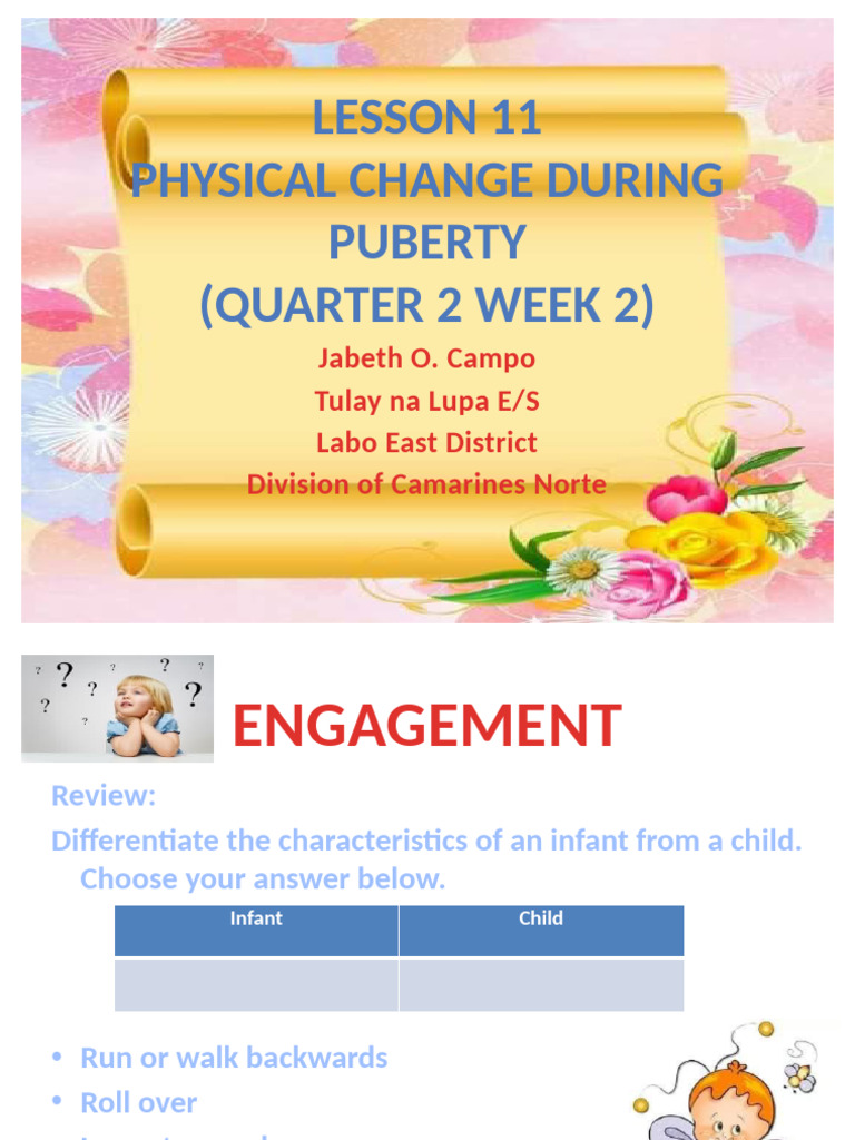 Physical Changes During Puberty | PDF
