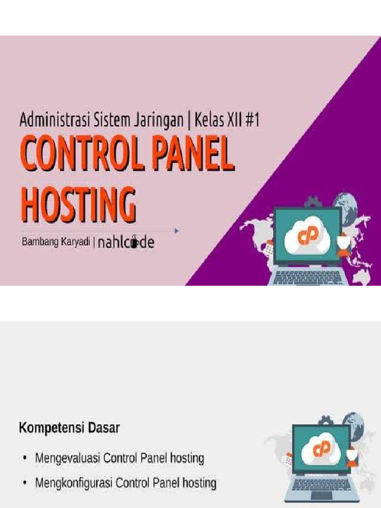 Web Hosting Control Panel | PDF
