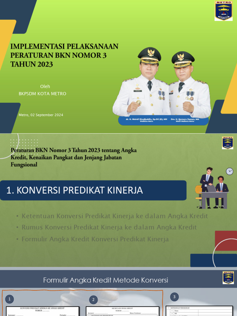 Andre PELAKSANAAN PERATURAN BKN NO 3 TAHUN 2023 | PDF