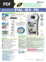 Table Conversion Brix & RI | PDF