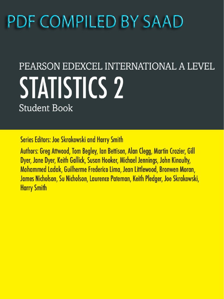 Mathematics Statistics 2 | PDF
