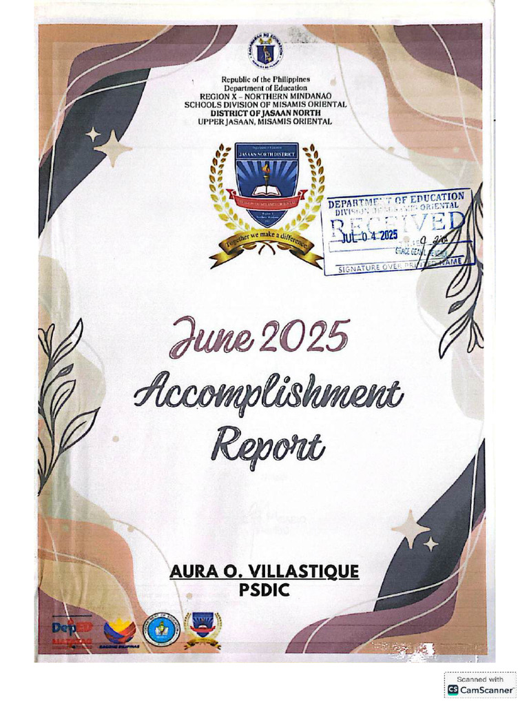 June 2025 - Accomplishment Report-Compressed | PDF
