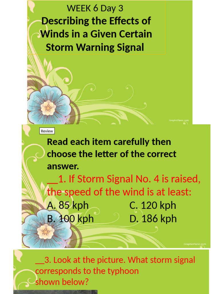 Describing The Effect of Winds | PDF | Wound | Natural Disasters