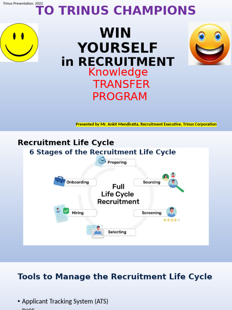 Knowledge Transfer Program Pdf