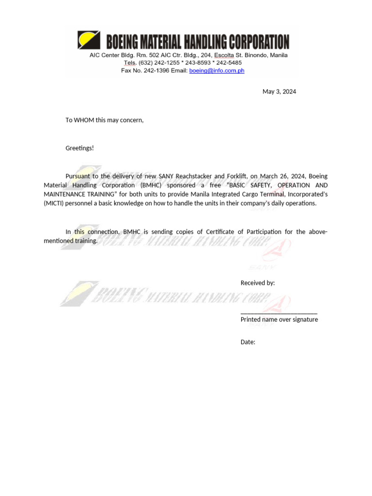 Receiving | PDF