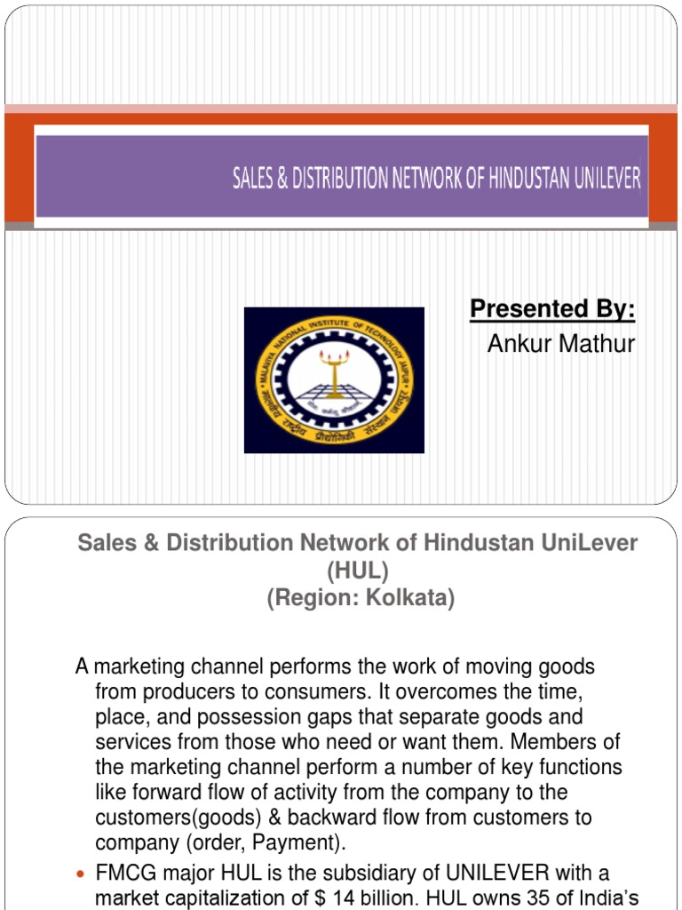 Distribution in HUL | PDF | Retail | Distribution (Business)
