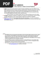 Target Leave of Absence Guidelines | PDF | Sick Leave | Parental Leave