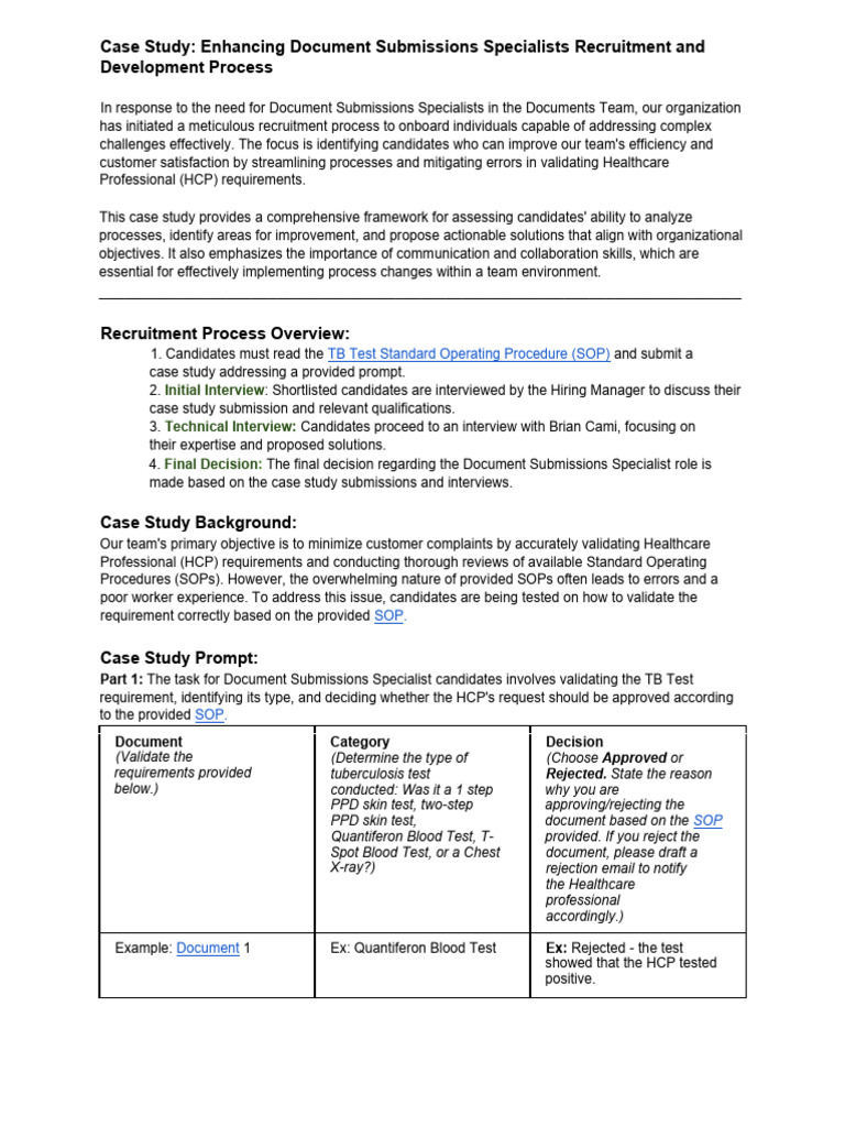 Clipboard Health Onboarding Case Study | PDF | Recruitment