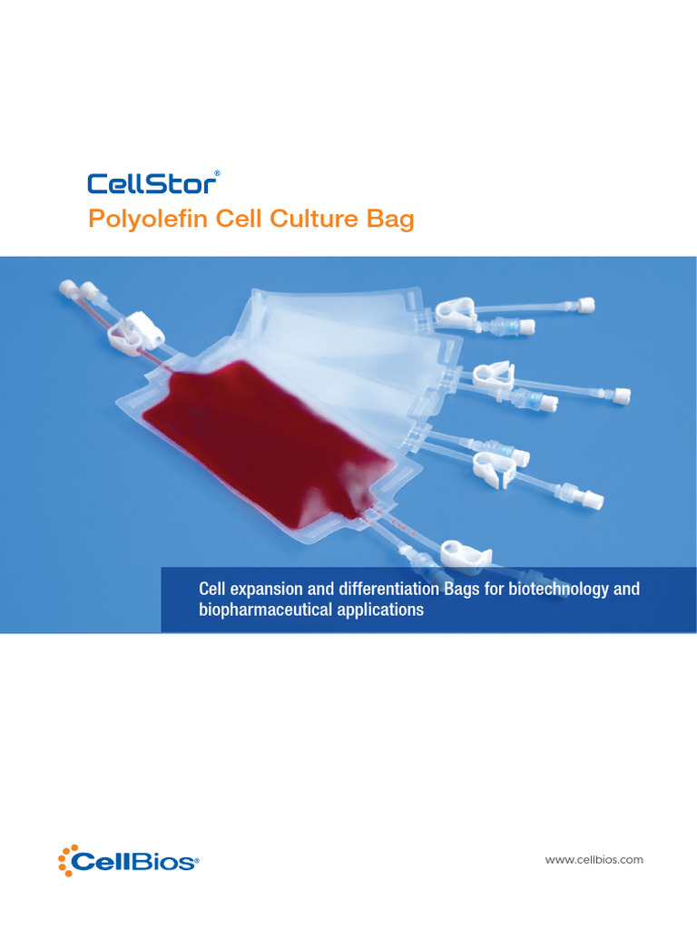 CellStor® CELL CULTURE BAG BROCHURE V1.5 | PDF | Cell Culture ...
