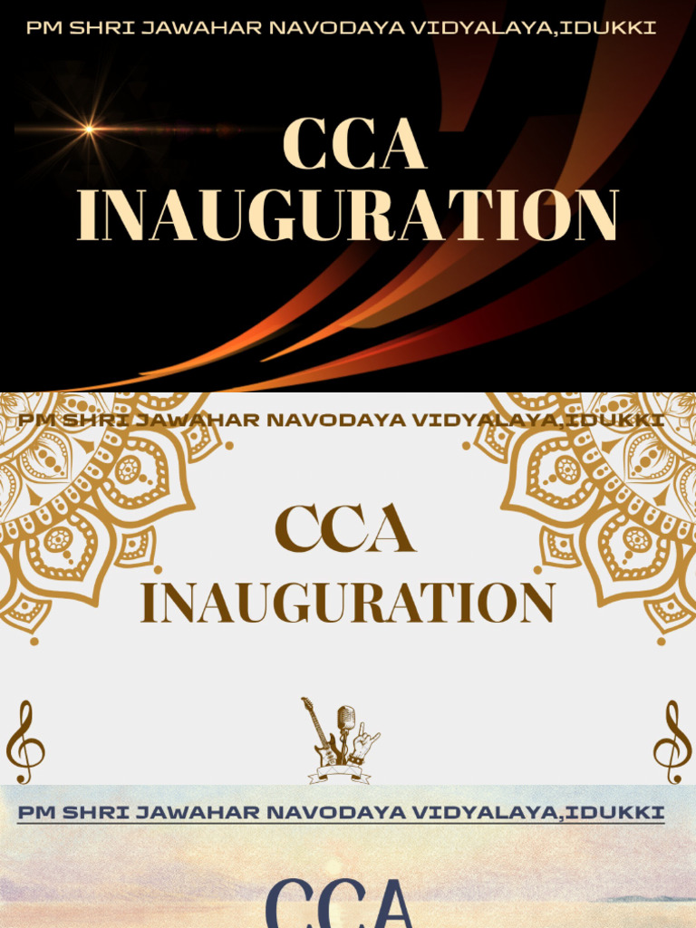 Cca Inauguration Mainz | PDF
