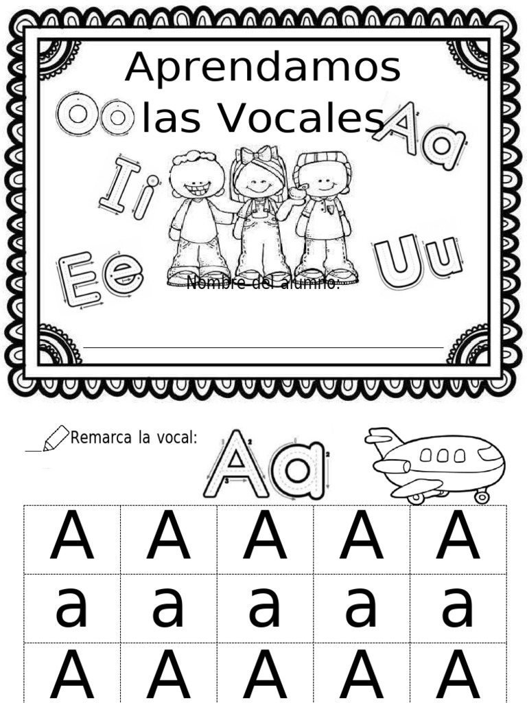 Actividades Interactivas de Vocales | PDF | Colación | Visión