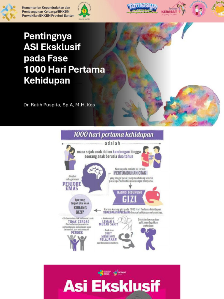 Pentingnya ASI Eksklusif 1000 Hari Pertama | PDF