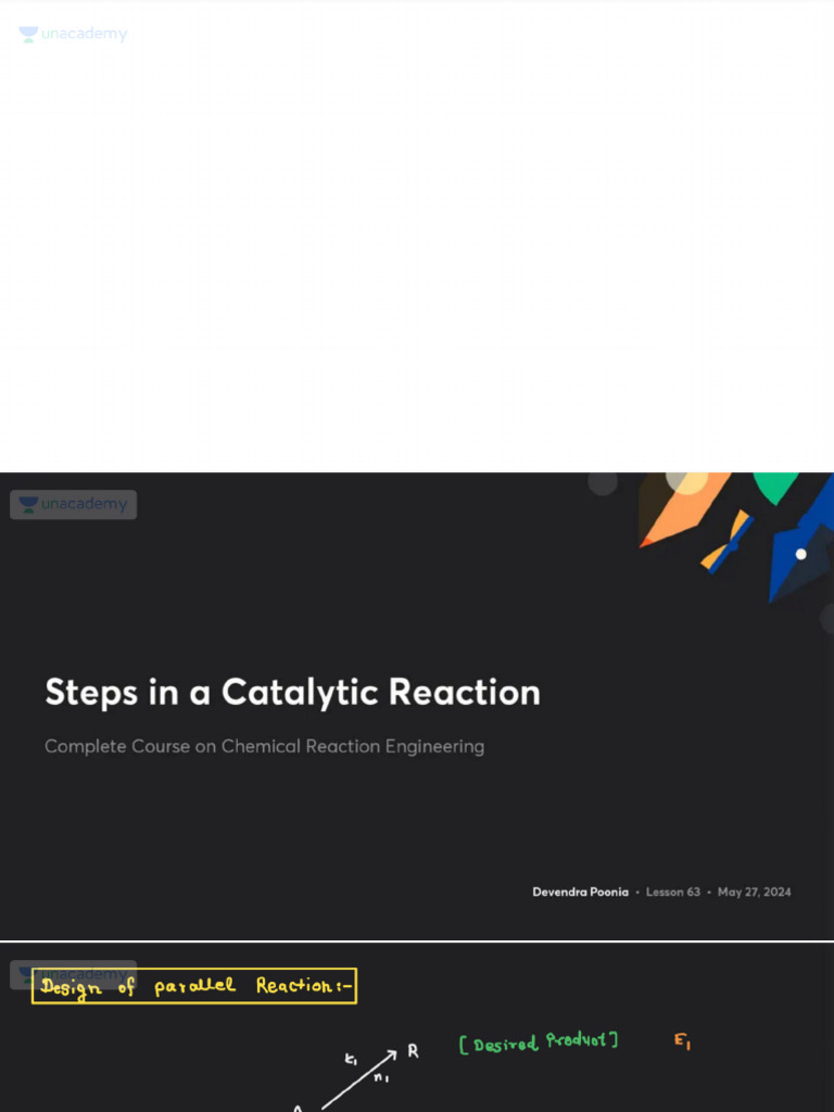 Steps in A Catalytic Reaction With Anno | PDF