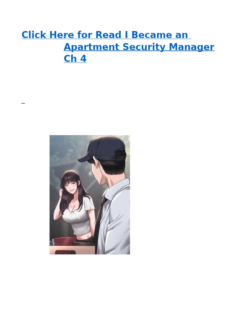 I Became An Apartment Security Manager Chapter 4 Raw | PDF