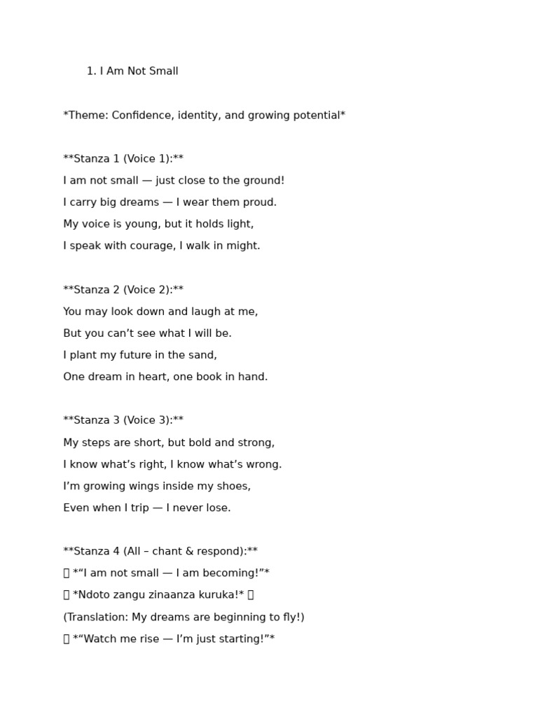 Poem 5 | PDF