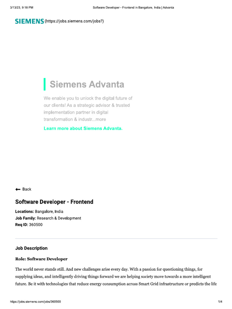 Siemens Advanta | PDF
