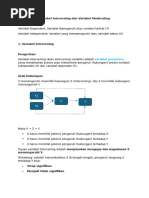 Variabel Intervening dan Moderating dalam Penelitian | PDF
