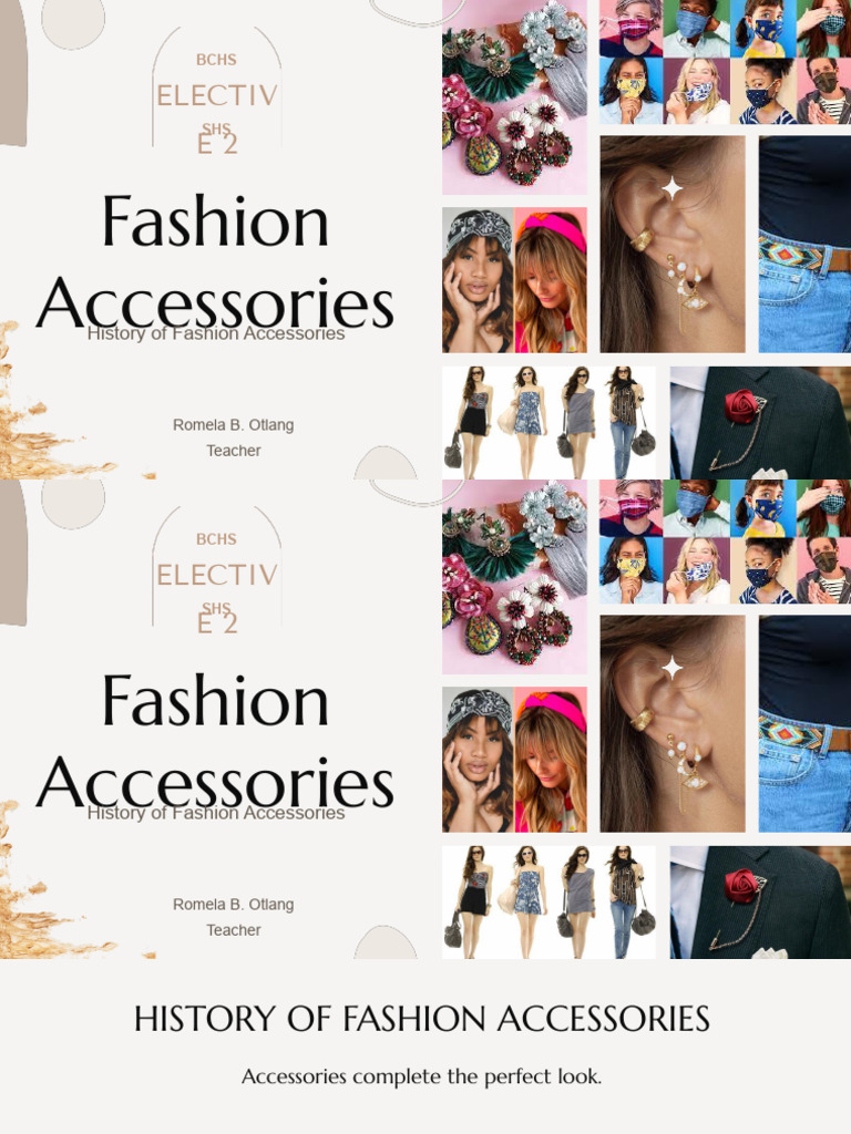 History of Fashion Accessories | PDF | Hat | Necklace