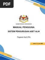 Panduan Pengguna Sistem Pengurusan Aset Alih (Spa) | PDF