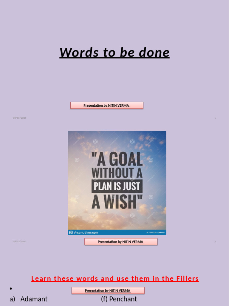 Assignment 1 - Word of The Day - 14 JULY21 | PDF