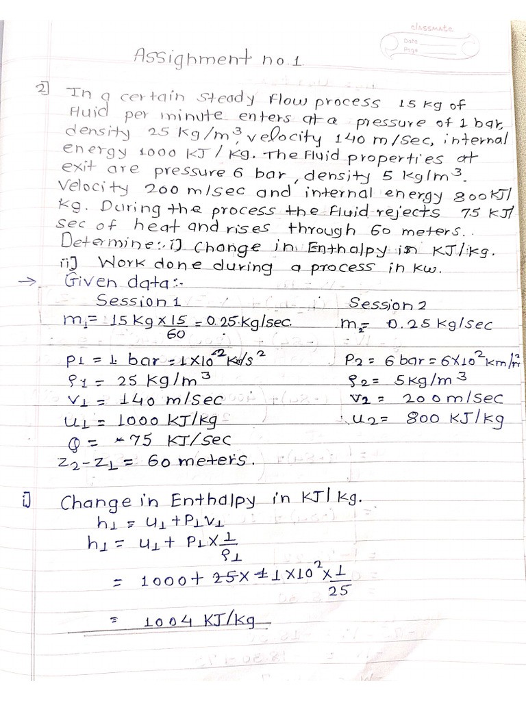 Thermo Problem 02 | PDF
